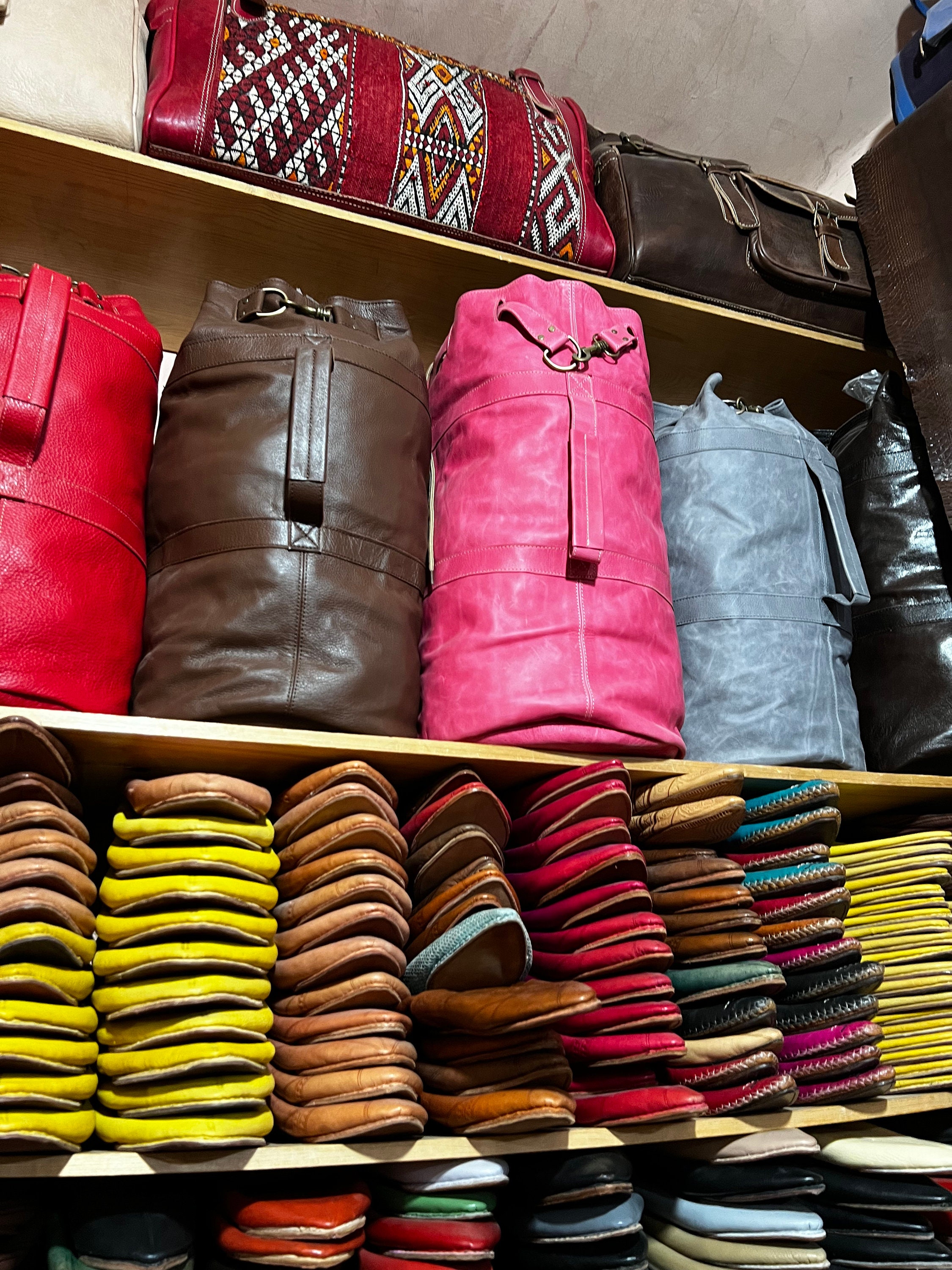 Authentic Duffel Bag made in Fes, Morocco - Etsy