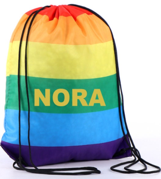 Personalised Drawstring Bag Kids School Bag Personalised Gym - Etsy