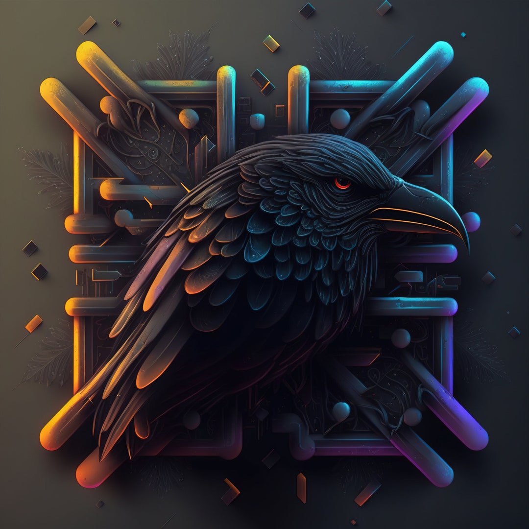 RAVEN 25 Instant Downloadable Wallpaper Digital Download - Etsy