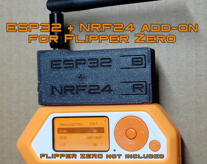Flipper Zero V2 ESP32 and NRF24L01 Wifi Dev Board With Antenna in 3D ...