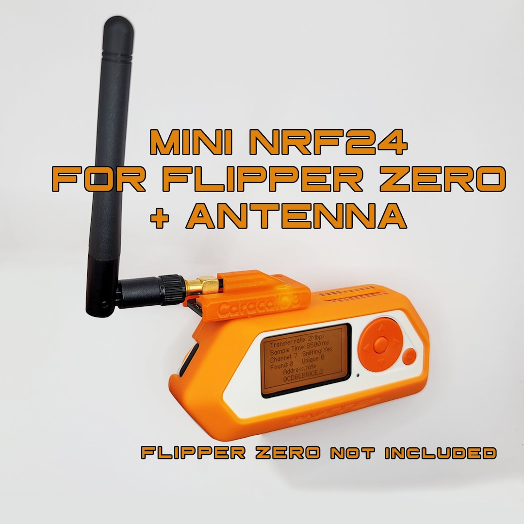 Flipper Zero Mini NRF24 With Antenna and 3D Printed Case Mousejacking 2 ...