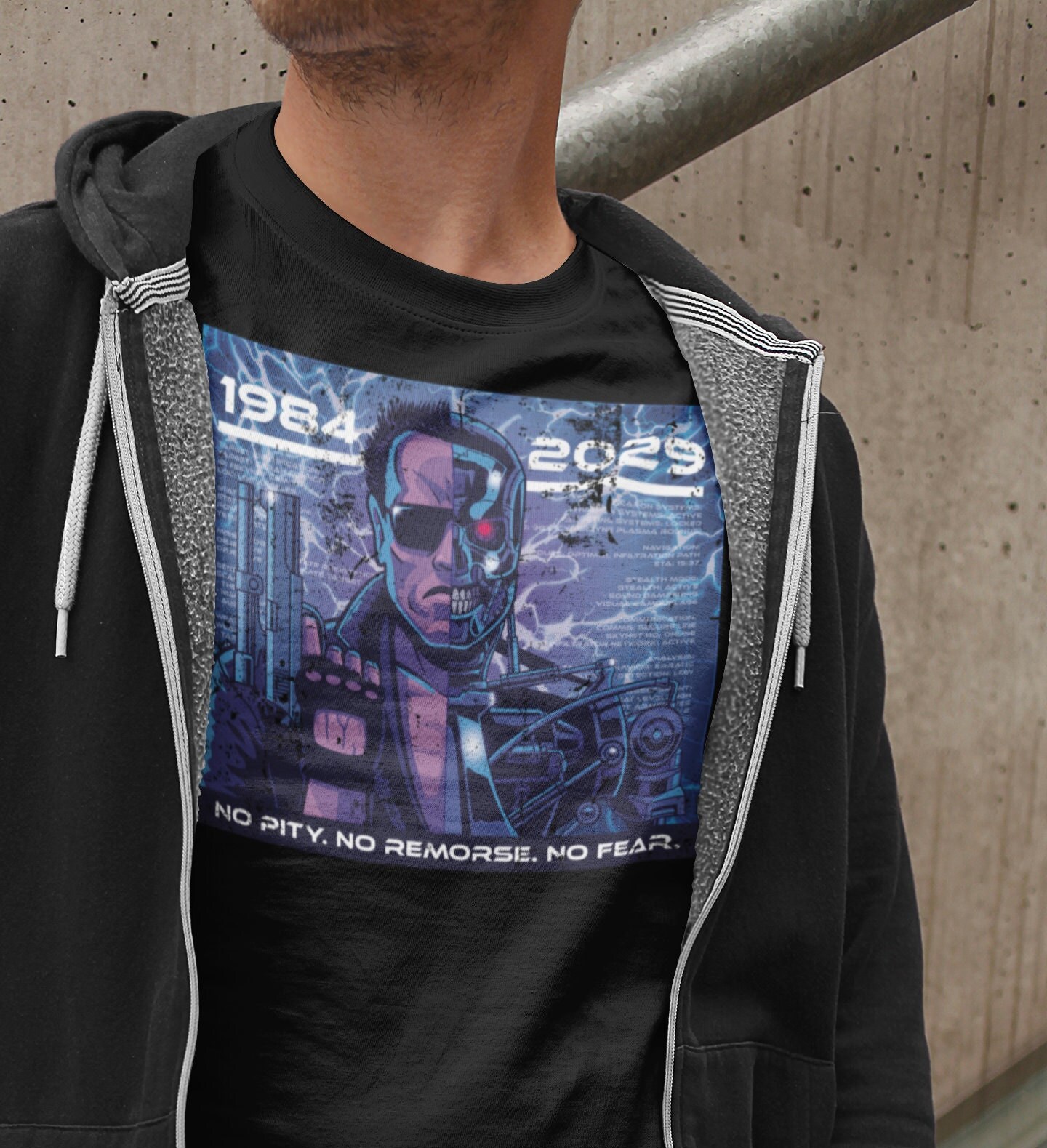 T-shirt Exclusive Terminator T-800 Infiltrator Unit T-shirt A Must-have ...