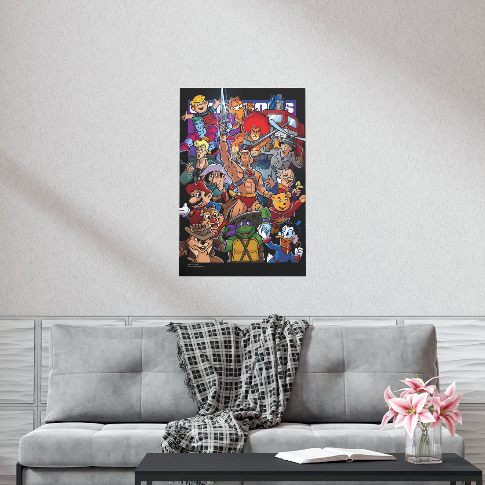 Retro 90s Cartoon Premium Poster – Nostalgic Art Print - Etsy