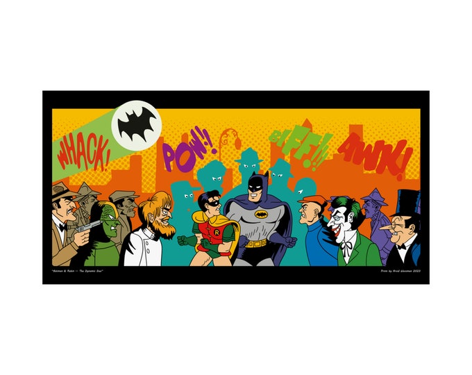 Premium Poster - Dynamic Duo, Batman and Robin - 1966 Tv-series ...