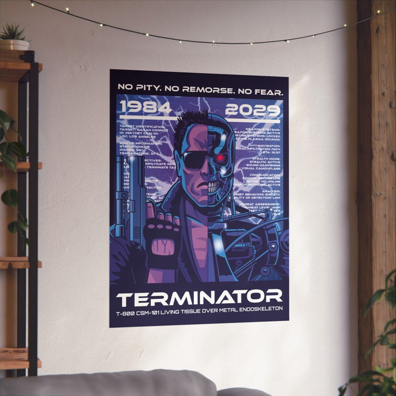 Terminator Premium Poster. Exclusive Terminator T-800 Infiltrator Unit ...