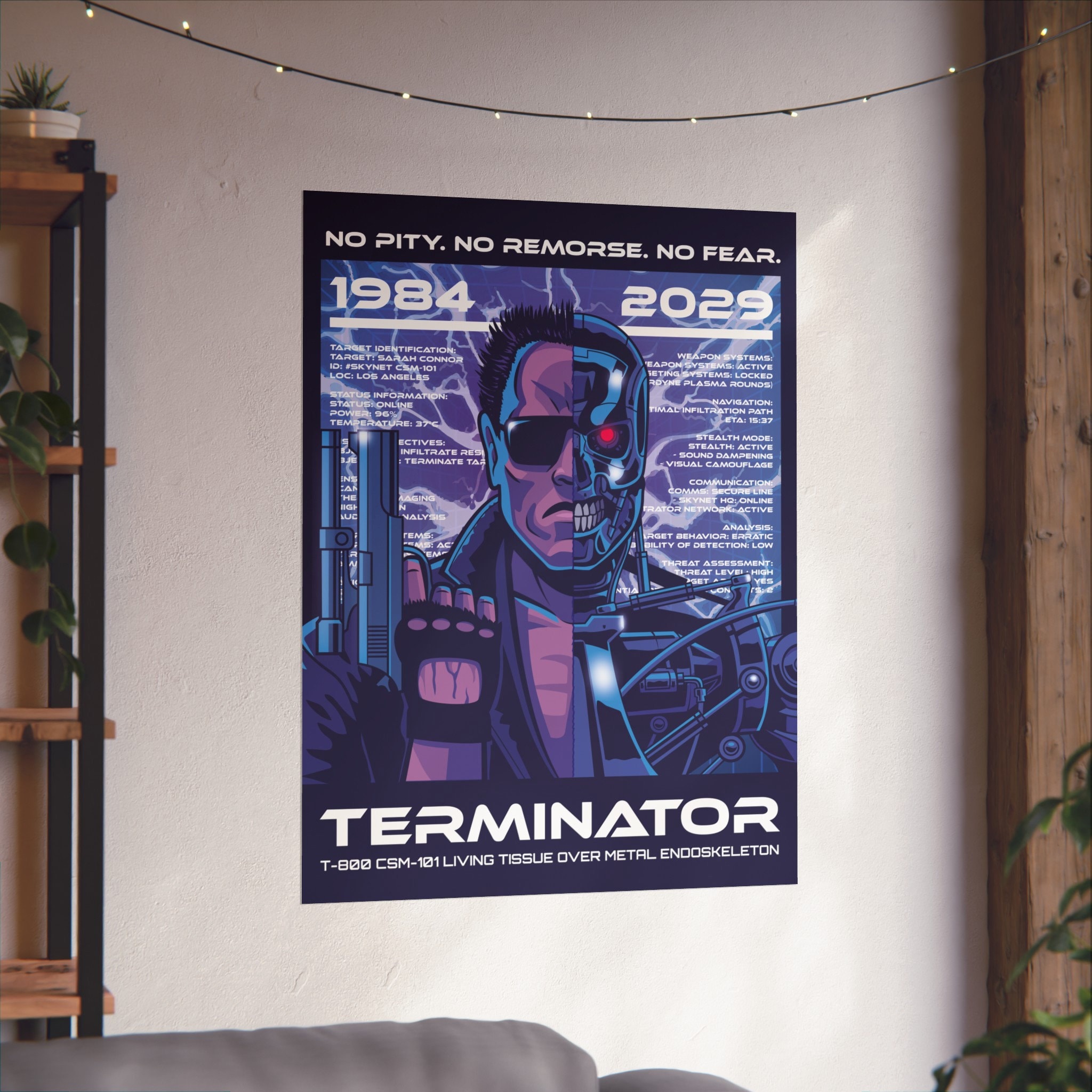 Terminator Premium Poster. Exclusive Terminator T-800 Infiltrator Unit ...