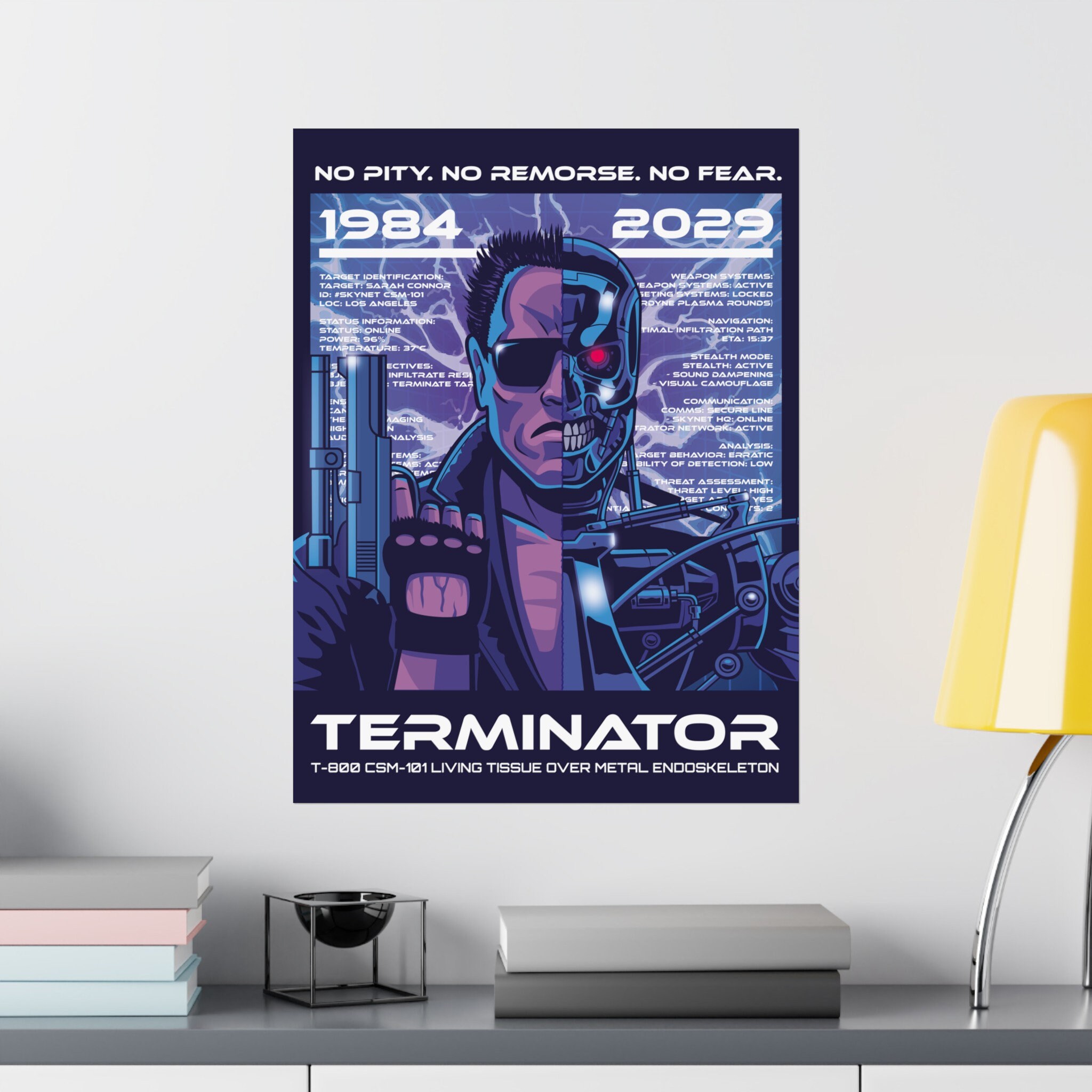Terminator Premium Poster. Exclusive Terminator T-800 Infiltrator Unit ...