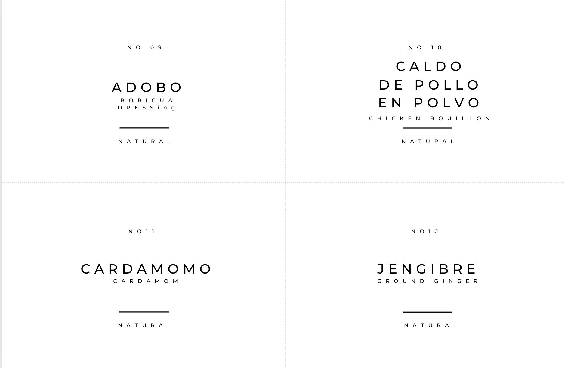 Spice Jar Label Template (spanish) - Minimalist Pantry Printable ...