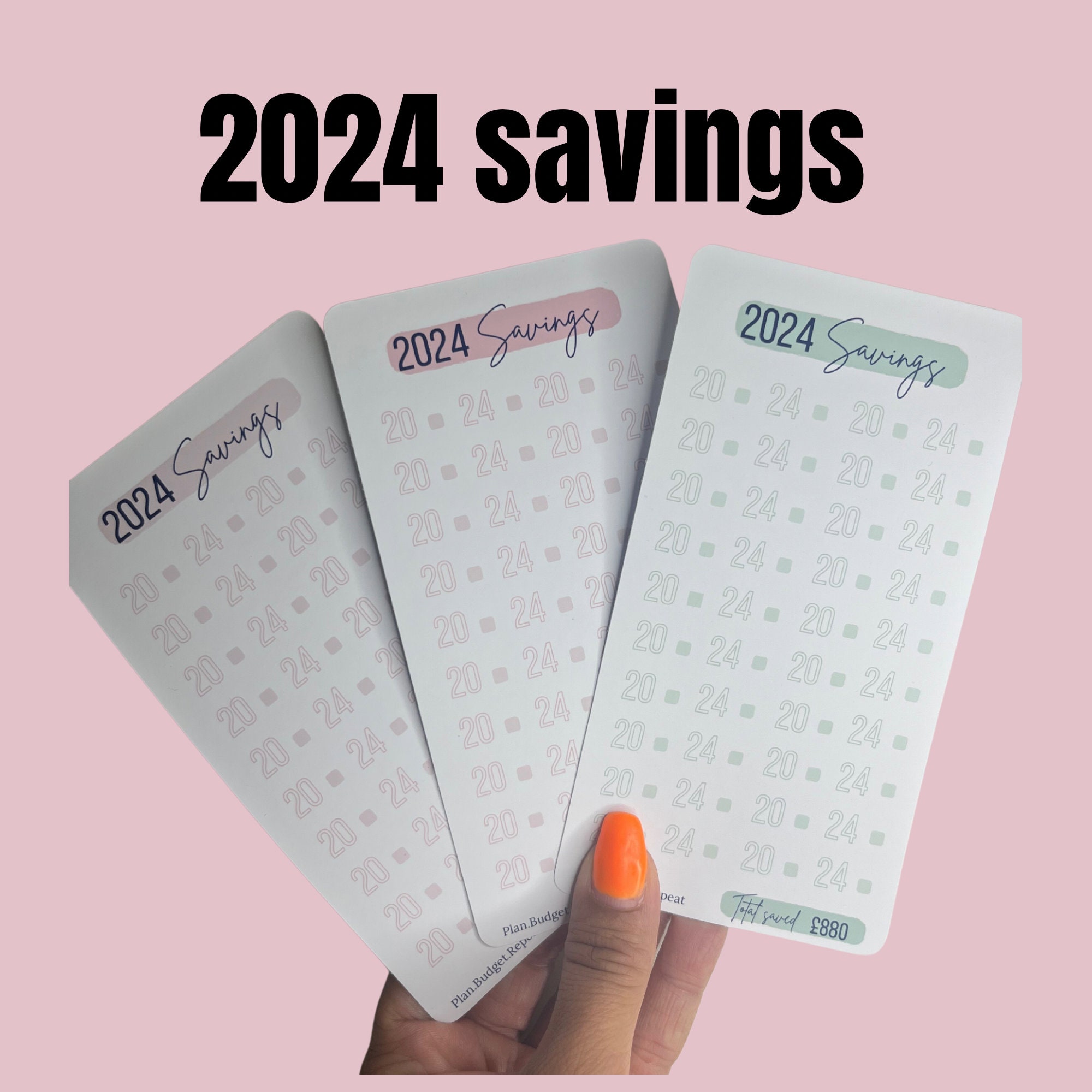 2024 Savings Challenge Emergency Fund Savings Budgeting - Etsy UK