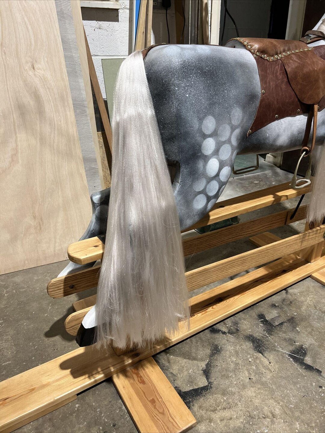 Rocking Horse/hobby Horse Tail Fake Hair 18 Inches ( 46cm) or 22-23 ...