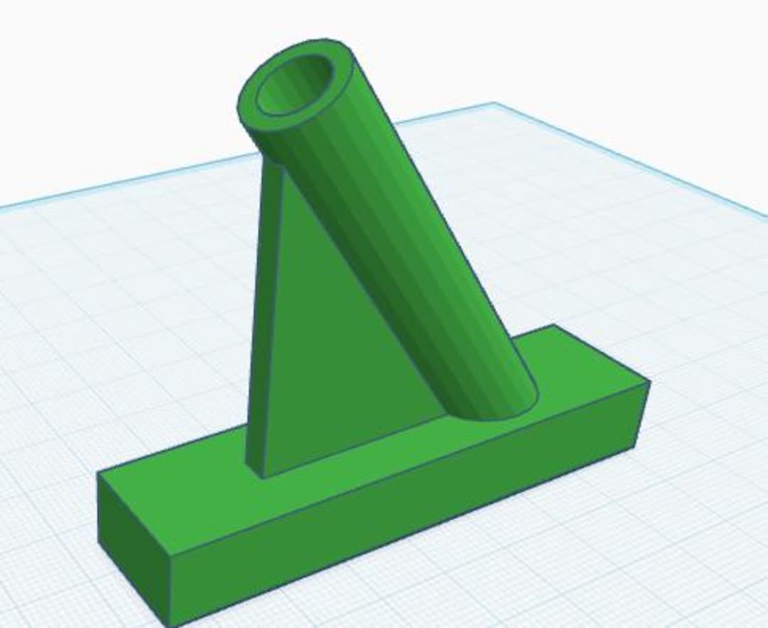 Mini Flagpole Holder STL File, Whiteboard Flag Holder STL File, Digital ...