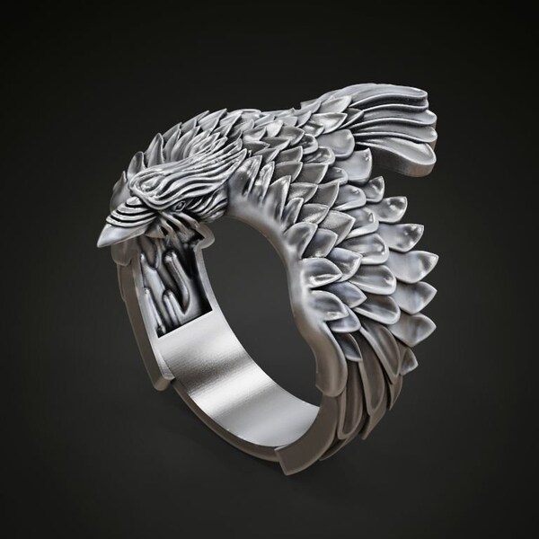 Raven Claw Ring - Etsy