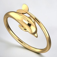 Dolphin Ring - Etsy