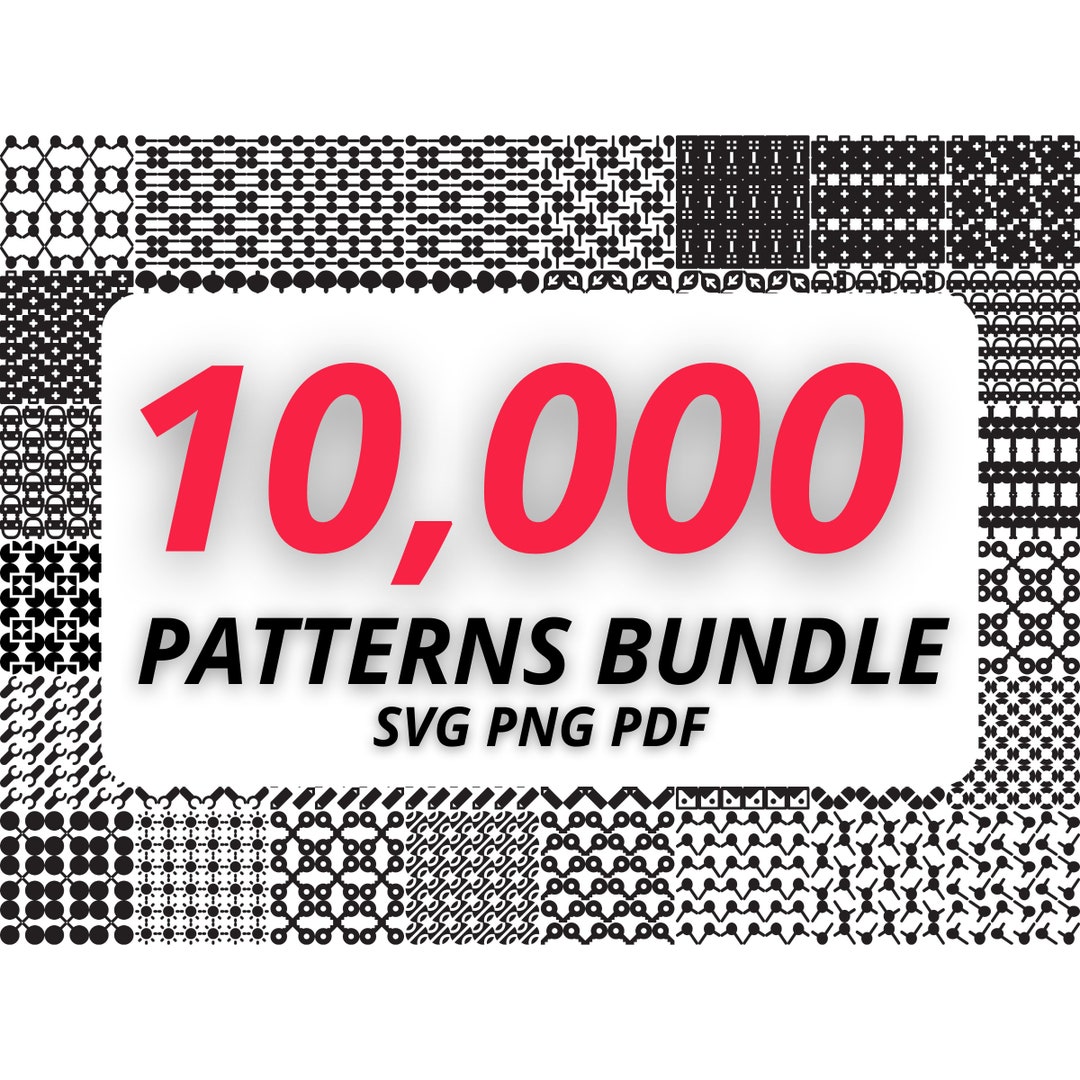 Seamless Pattern Svg, Pattern Svg Cut File, Seamless Clipart, Svg Cut ...
