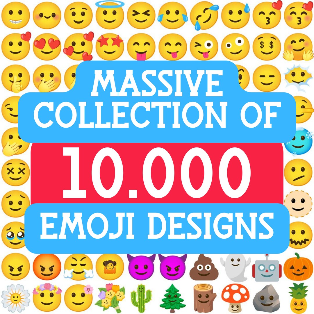 Emoji Bundle Emoji Png Emoji Clipart Emoji T Shirt - Etsy Singapore