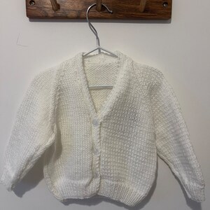 3-6 Month Hand Knitted Personalised Name Cardigan - Etsy UK