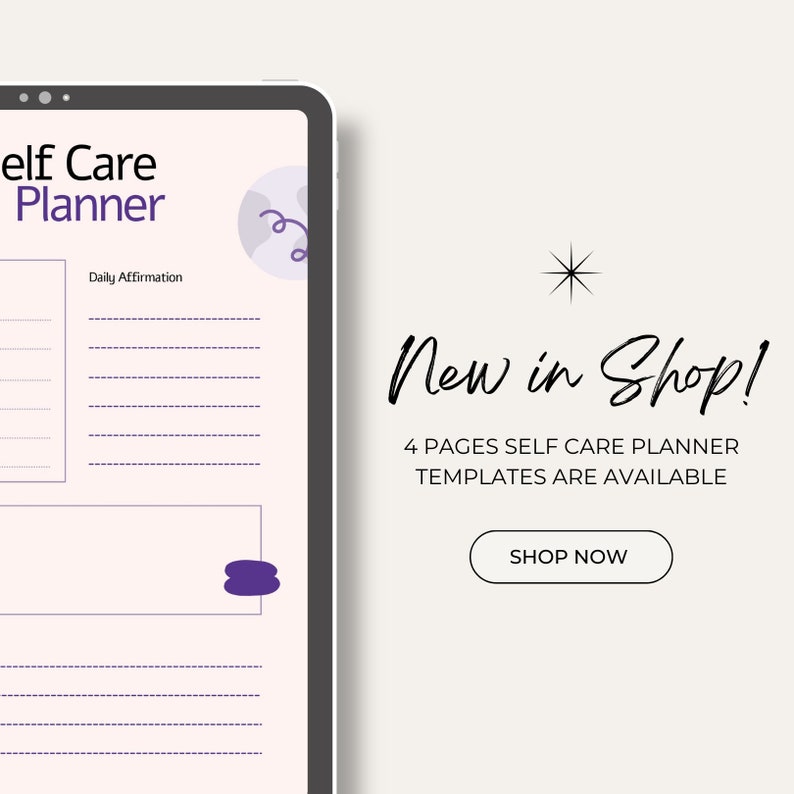 Minimal Self Care Checklist Printable, Aesthetic Self Care List PDF ...