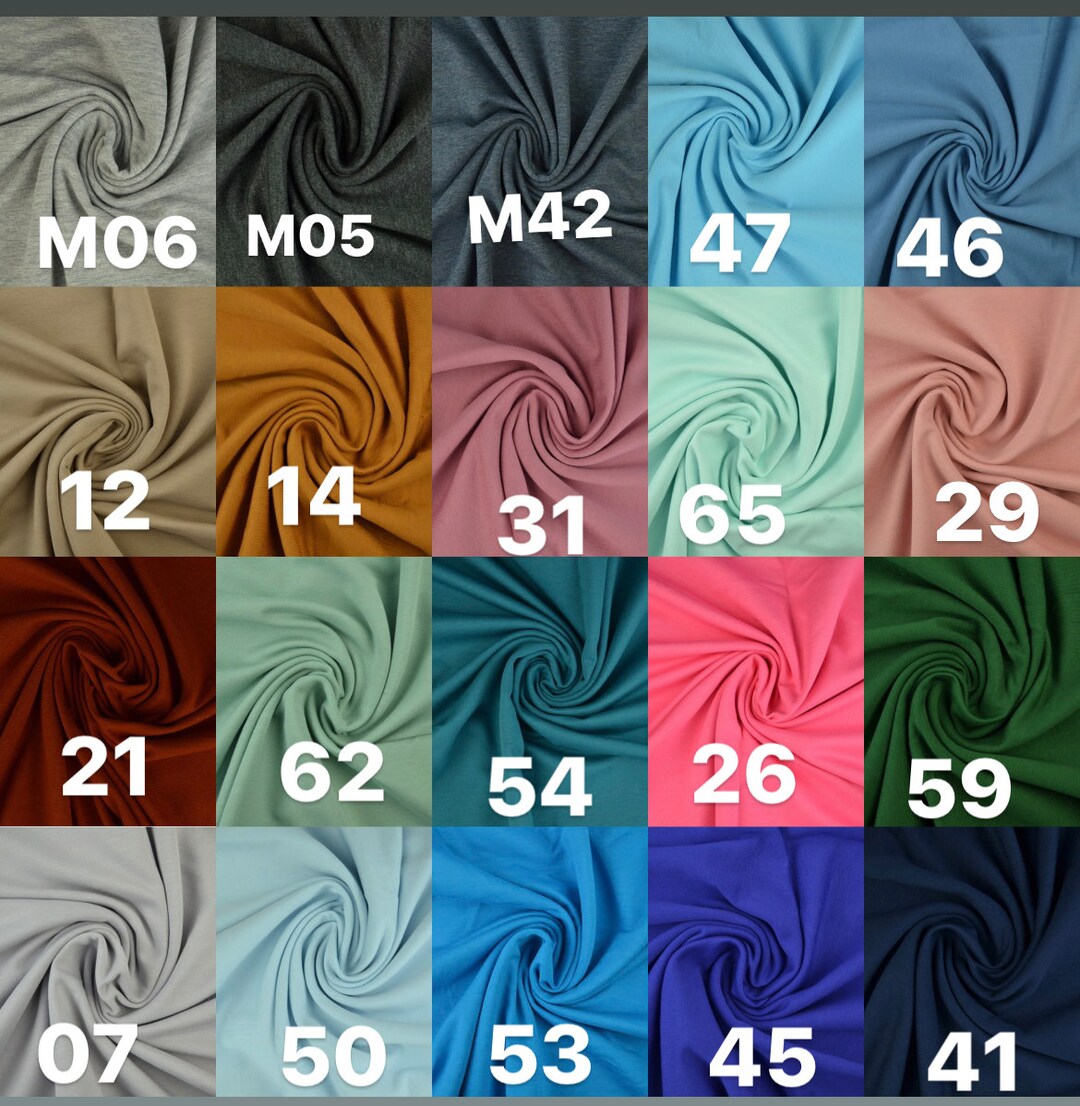 French Terry in Different Colors - Etsy