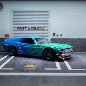 Custom Hot Wheels - 1969 Ford Mustang Boss 302 - Etsy