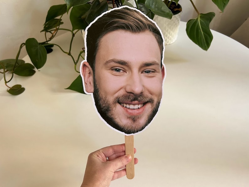 Face on a Stick Face Cutouts Big Head Cutouts Head on a - Etsy