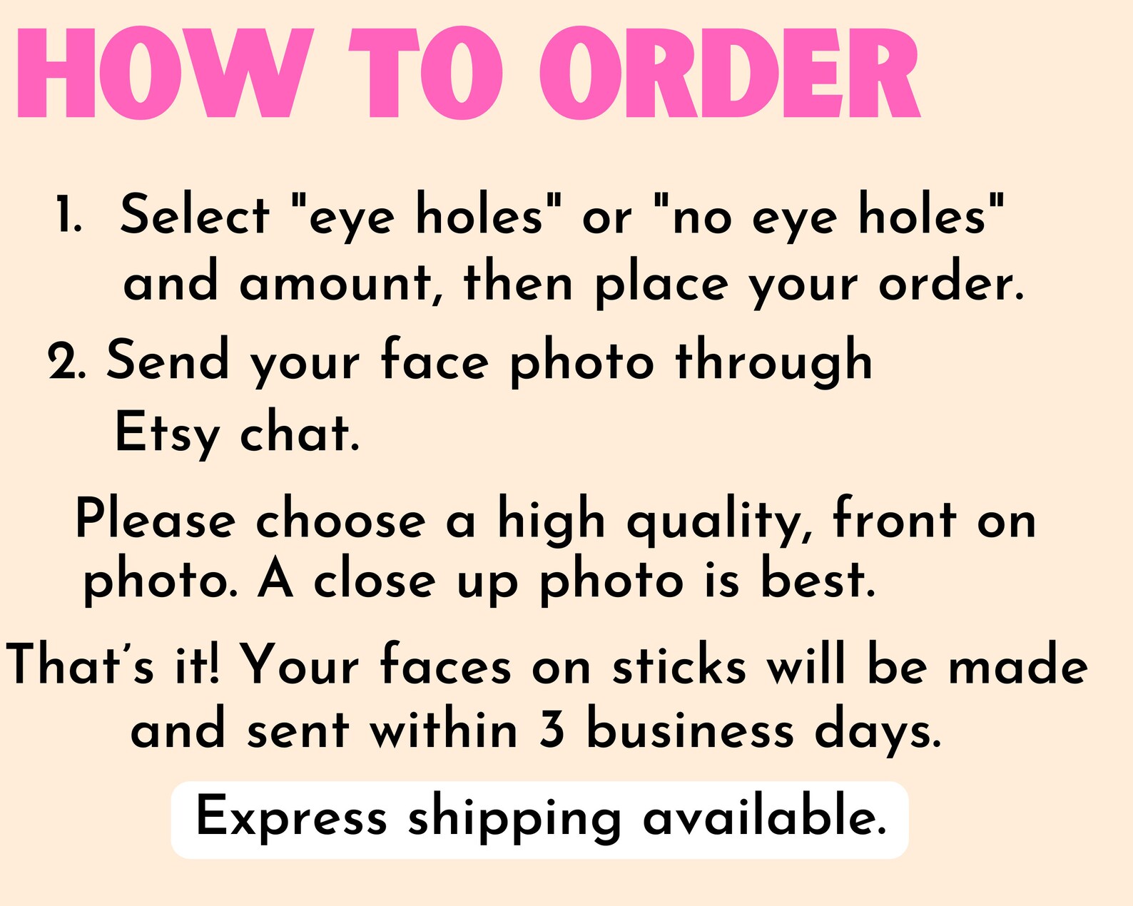 Face on a Stick Face Cutouts Big Head Cutouts Head on a - Etsy