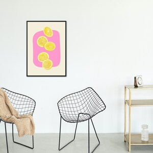 Set of 3 Prints, Lemon Print Set, Chilli Print, Wall Art Print, Wall ...