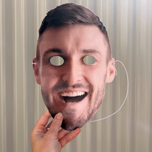 Photo Face Masks, Face on a Stick, Hens Face Mask, Groom Face Mask ...