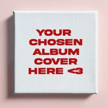 Custom Album Cover Canvases - Etsy