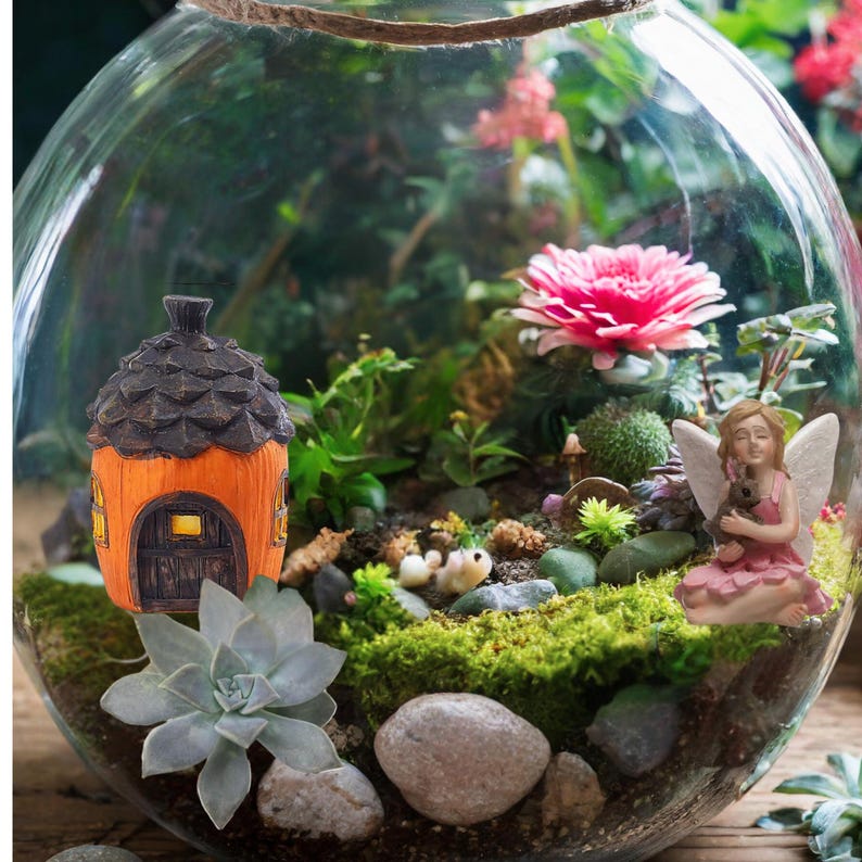 Enchanted Fairy Garden Terrarium Kit - Etsy