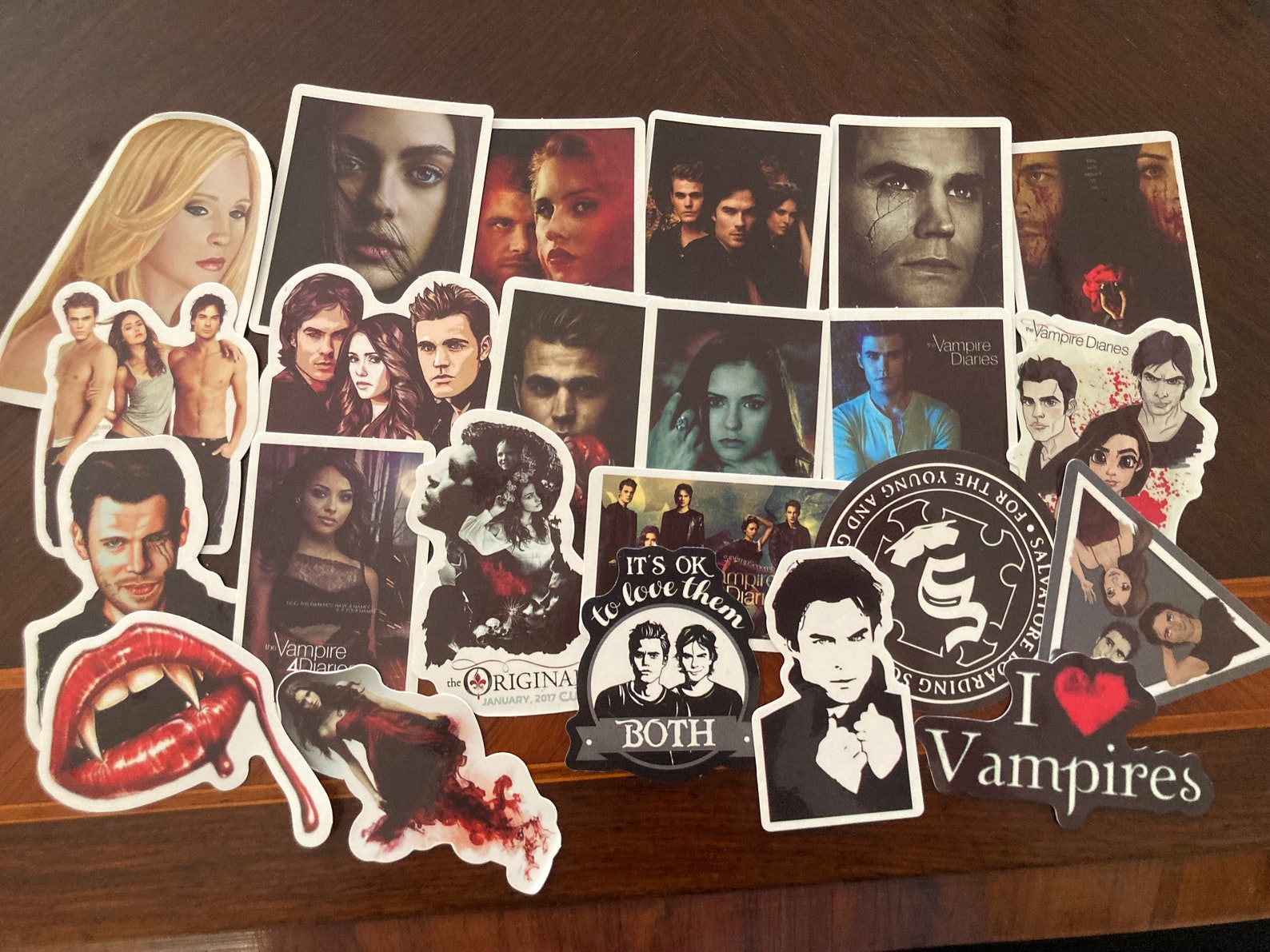 Vampire Diaries Stickers Damon Salvatore Stefan Salvatore Tvd Elena ...