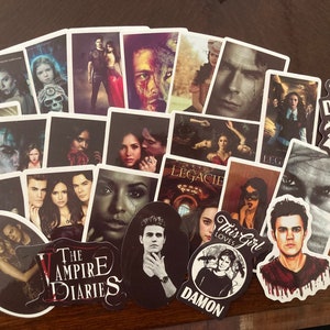 Vampire Diaries Stickers Damon Salvatore Stefan Salvatore Tvd Elena ...
