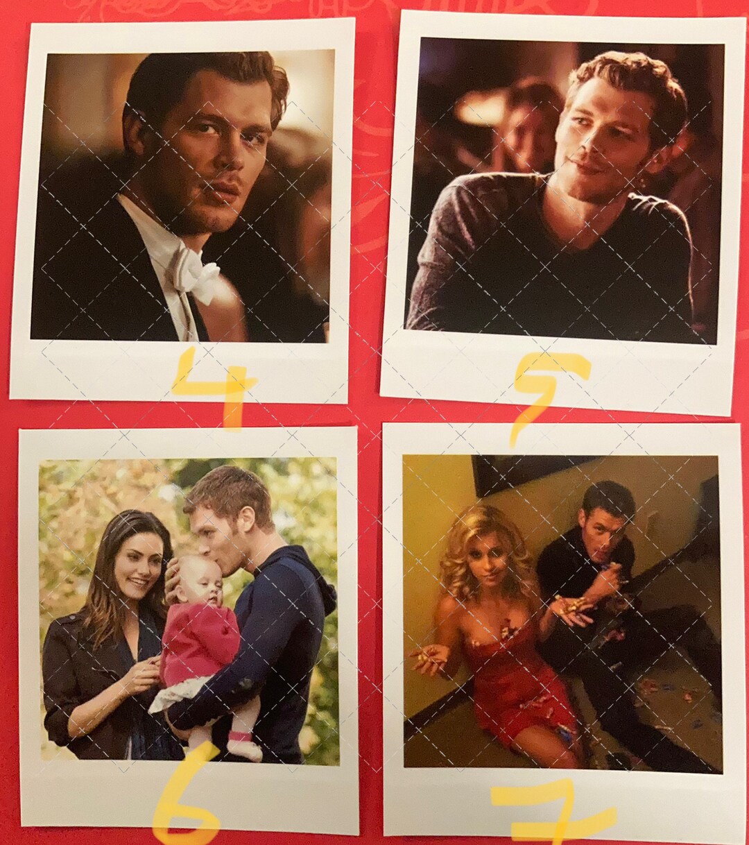 Single Polaroid Style Photo OR Set Originale Di 4 Piccole Foto. Elijah ...