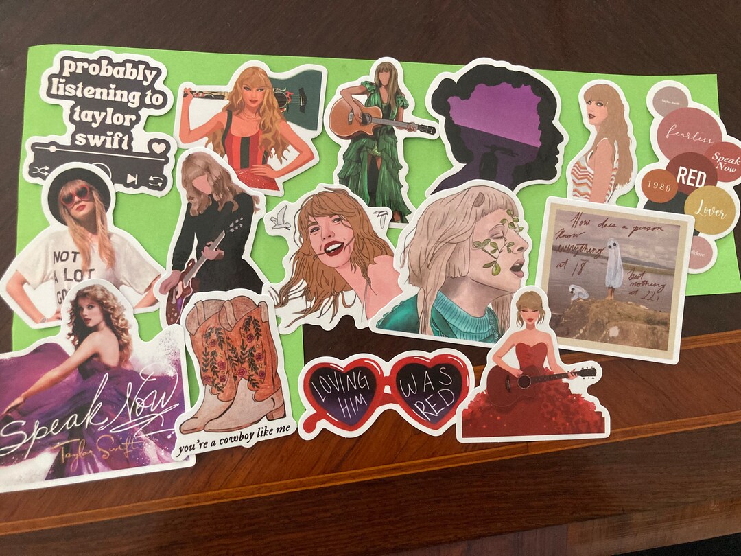 Taylor Swift Inspired Stickers | Speak Now | Red | - Etsy