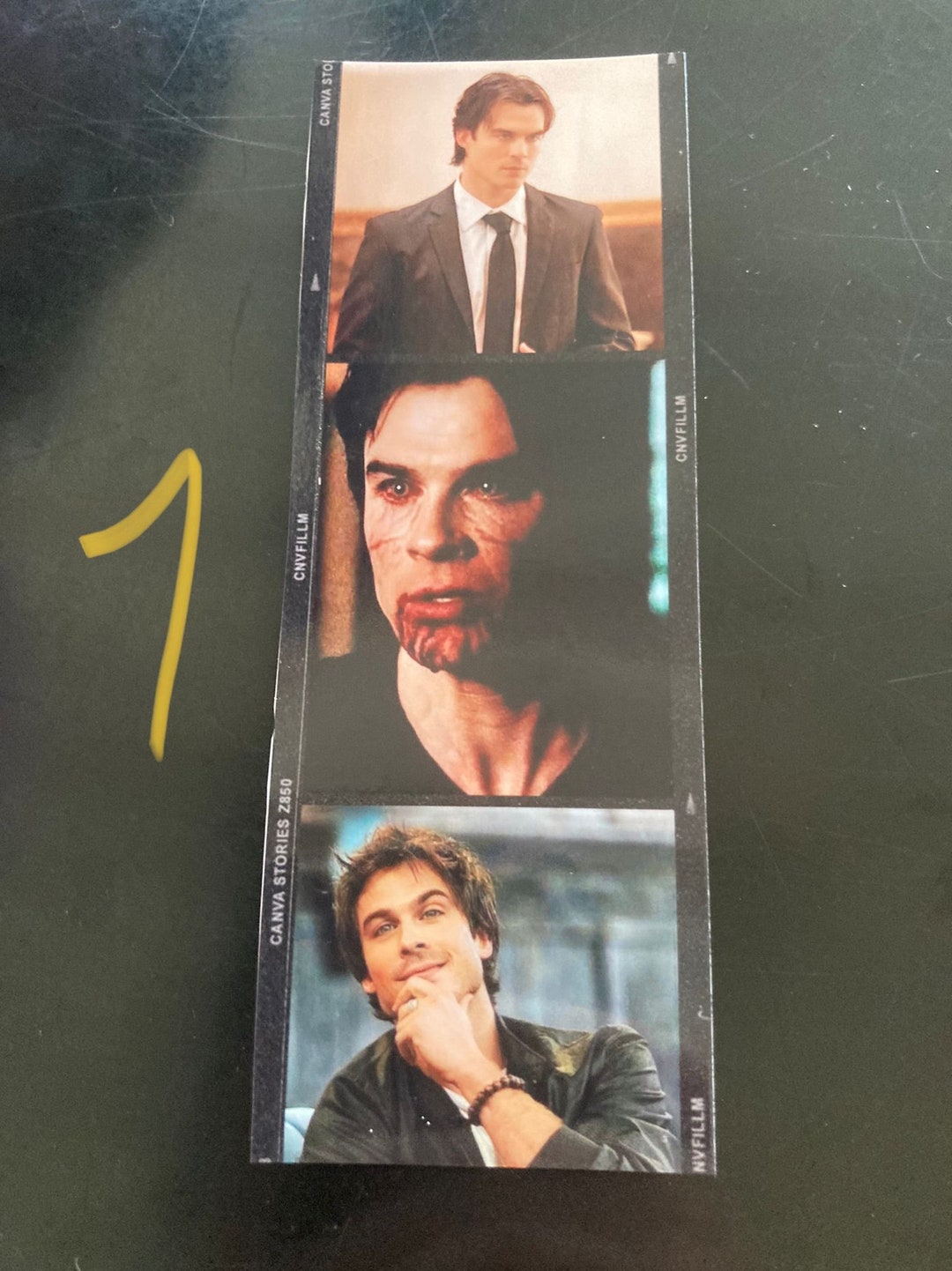 Photo Strip Bookmark the Originals and the Vampire Diaries | Damon ...