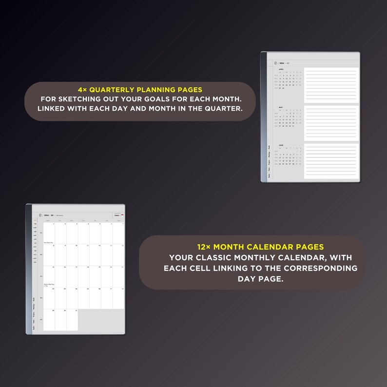 2024 Remarkable Planner,remarkable 2 Templates,daily, Weekly, Monthly ... 2024 Remarkable Planner,remarkable 2 Templates,daily, Weekly, Monthly ...