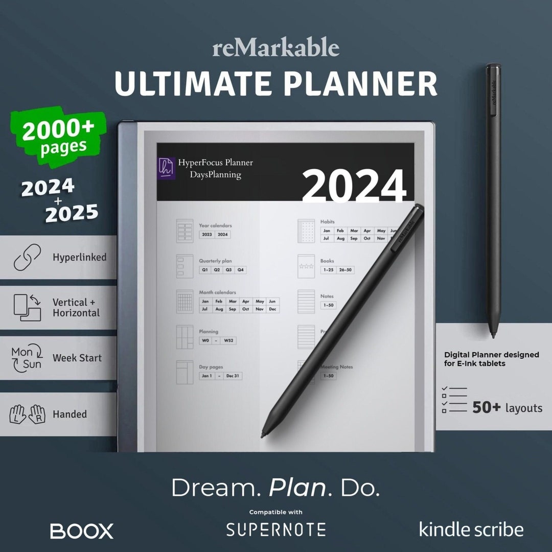 2024 Remarkable Planner Remarkable Tablet Remarkable 2 Templates Daily ... 2024 Remarkable Planner Remarkable Tablet Remarkable 2 Templates Daily ...