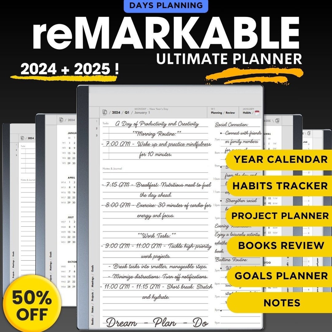 2024 Remarkable Planner Remarkable 2 Templates Daily, Weekly, Monthly ... 2024 Remarkable Planner Remarkable 2 Templates Daily, Weekly, Monthly ...