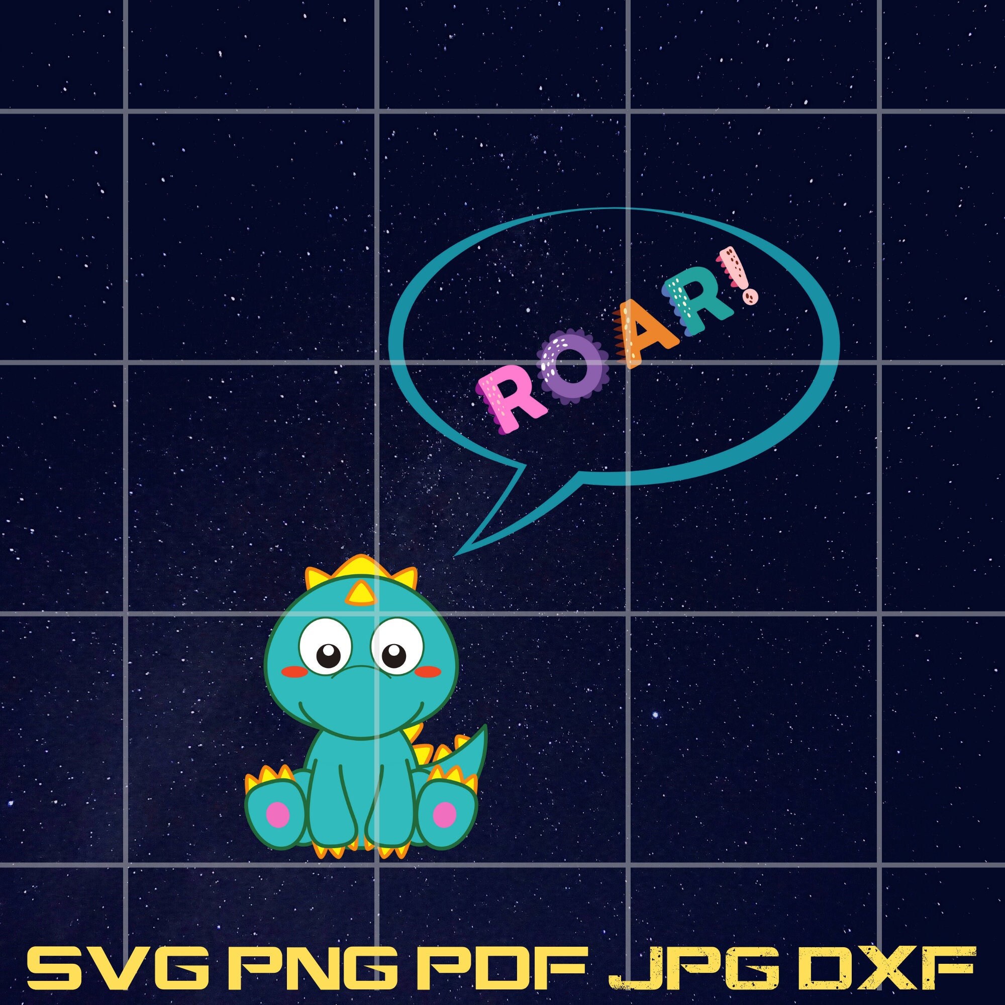 Baby Dinosaur Svg Png Pdf Roar Svg Png Dxf Dinosaur - Etsy Canada