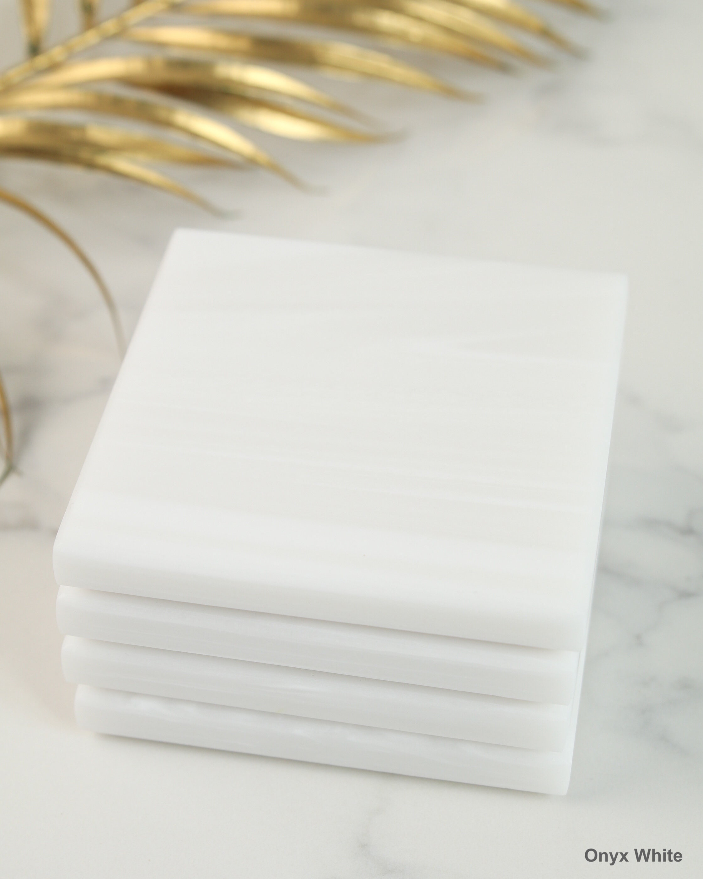 Luxury Square Coasters | Coasters | White, Marble Effect Coasters ...