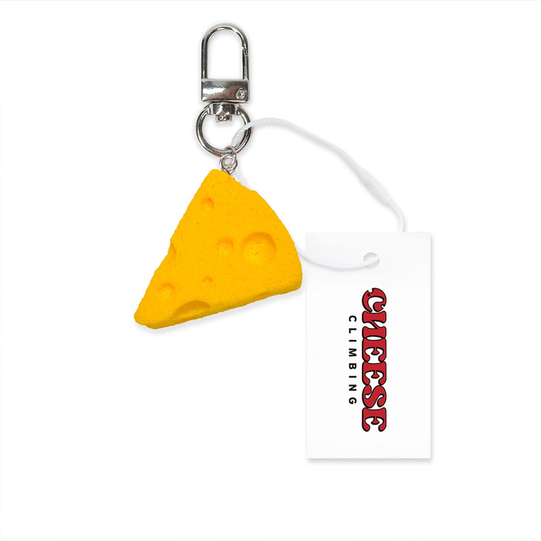 ALLTAGLICH Handmade Climbing Cheese Hold Keyring Yellow - Etsy Australia