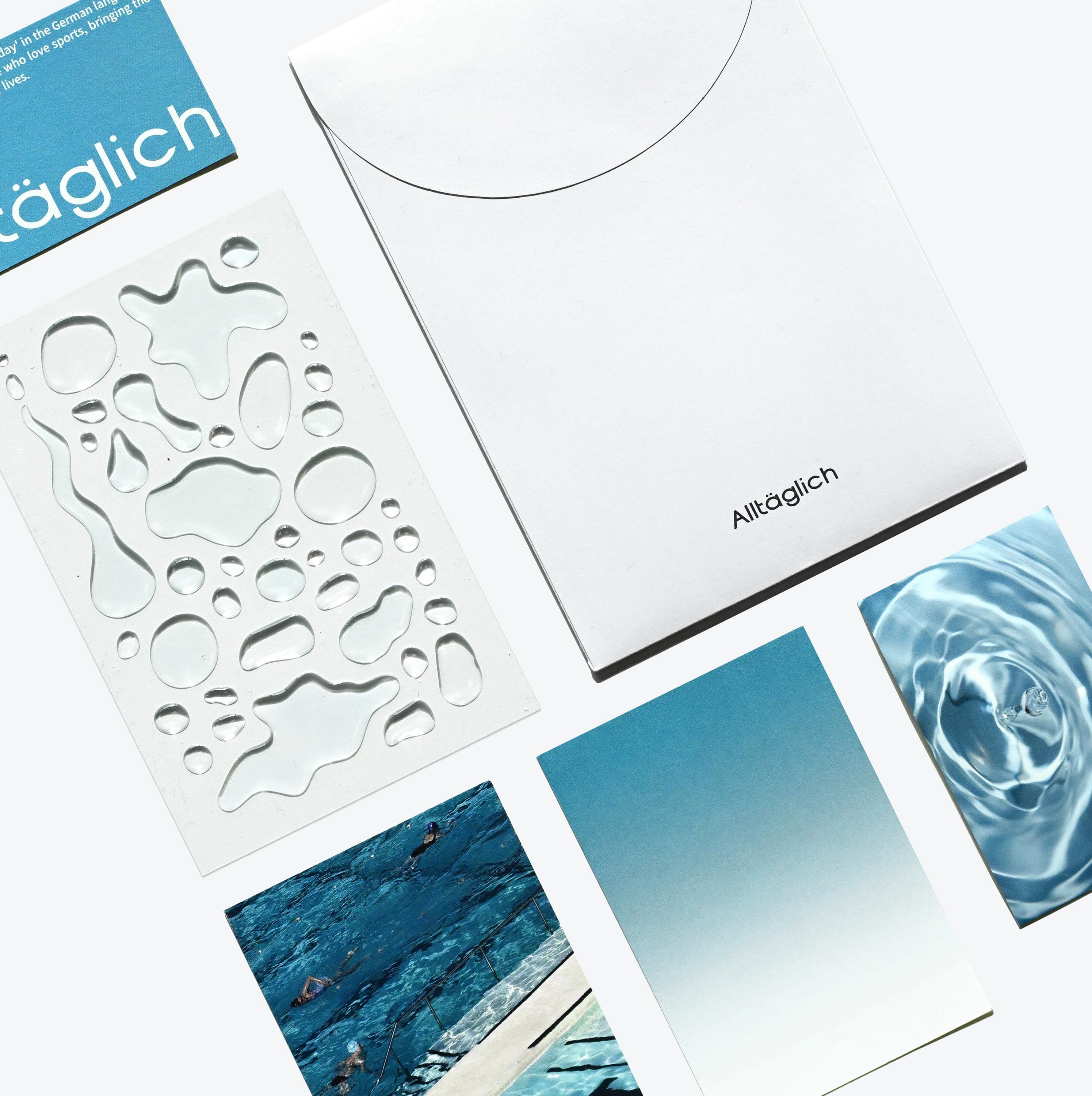 ALLTAGLICH Water Drop Sticker - Clear - Etsy