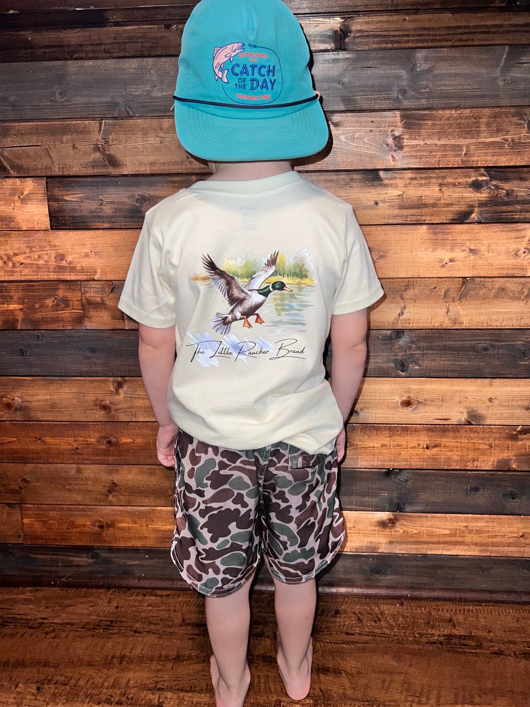 Kids Western Shirt, Kid Duck Hunting Shirt, Toddler Duck Hunting Tee ...