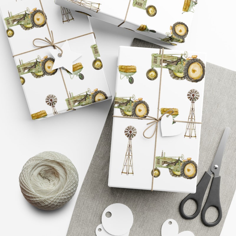 John Deere Wrapping Paper - Etsy