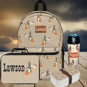Western Backpack Western Lunchbox Western Bento Box Western - Etsy