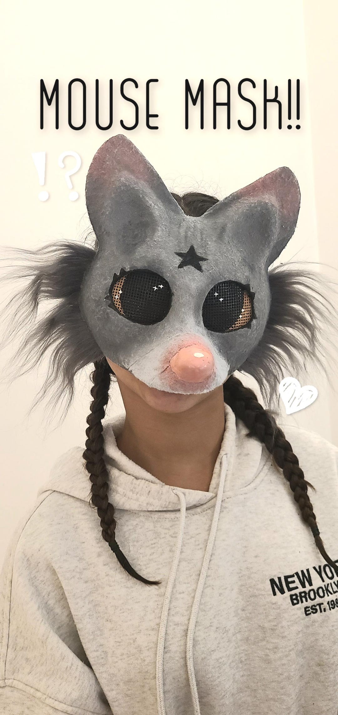 Therian "gray Mouse" Mask | One-of-a-kind | Cosplay | Quadrobics ...