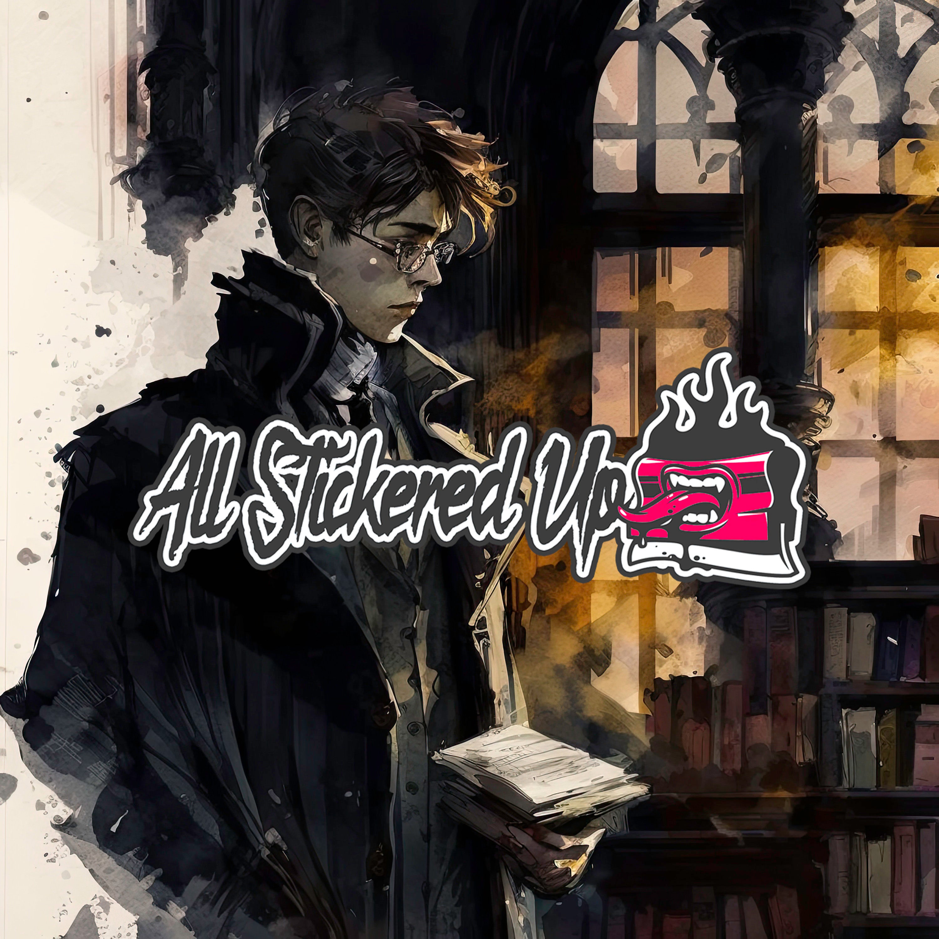 Dark Academia Mythical Gothic Watercolour Digital Papers - Etsy