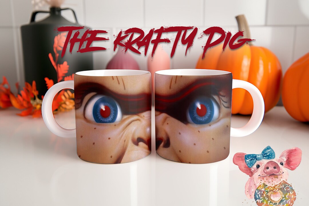 Halloween Horror Movie CHILDS PLAY Inspired 11oz MUG Wrap Sublimation ...