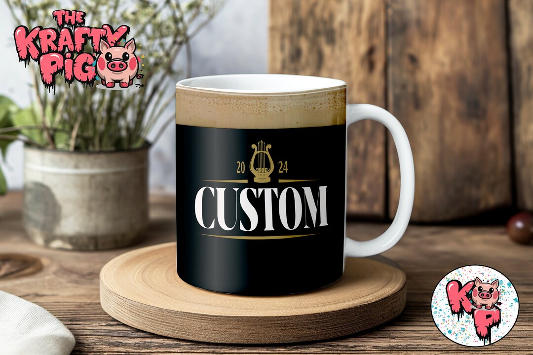 Irish Stout Ale Custom Mug Wrap: Personalized Coffee Mug (PNG Digital ...