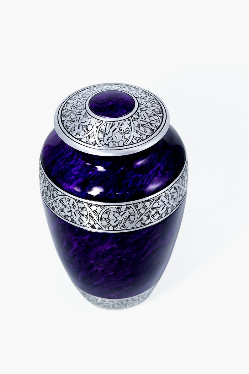Urn for Precious Ashes, Memorial Cremation Jar Container for Funeral ...
