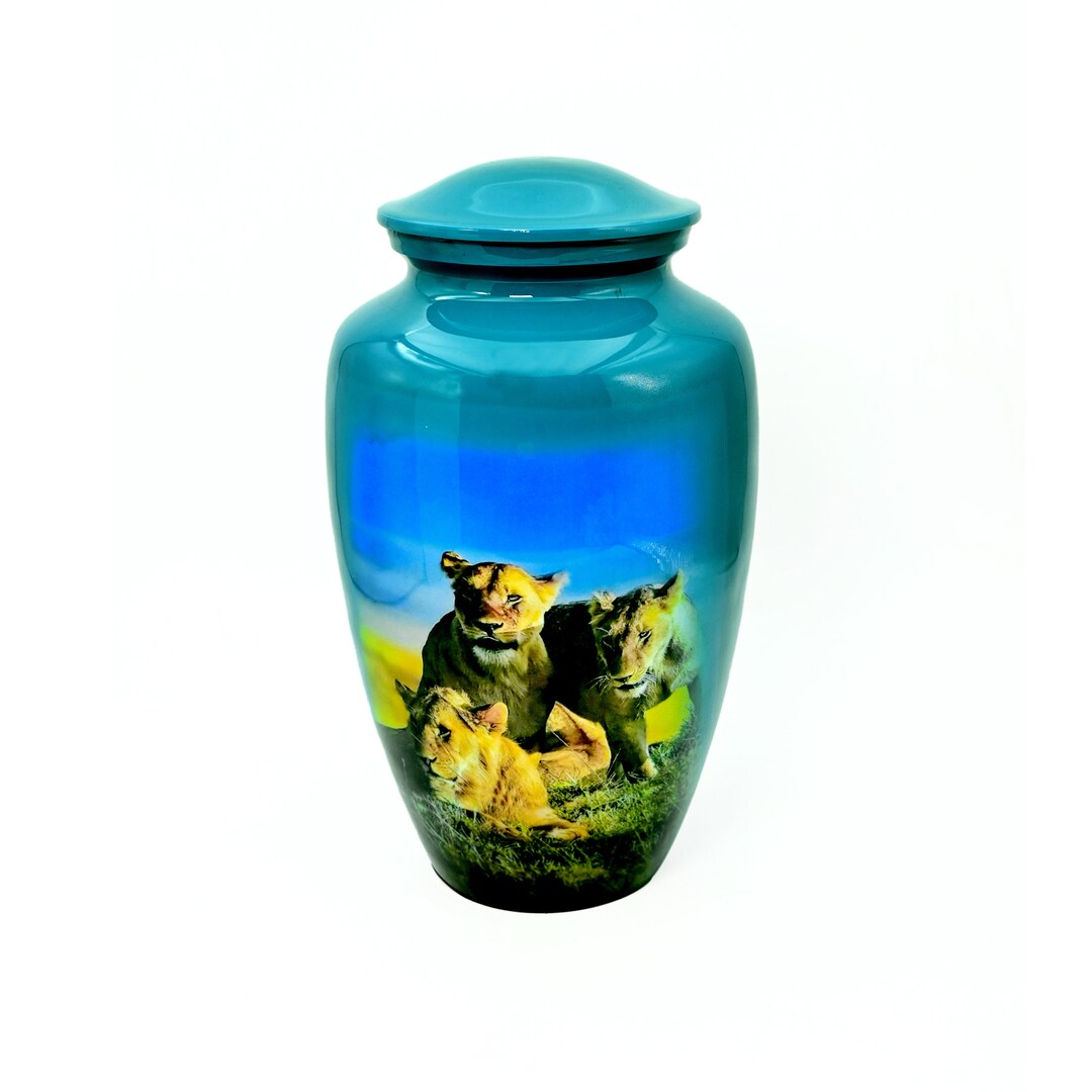 Tabletop Memorial Urn for Funeral, Burial, and Home - Elegant Cremation ...